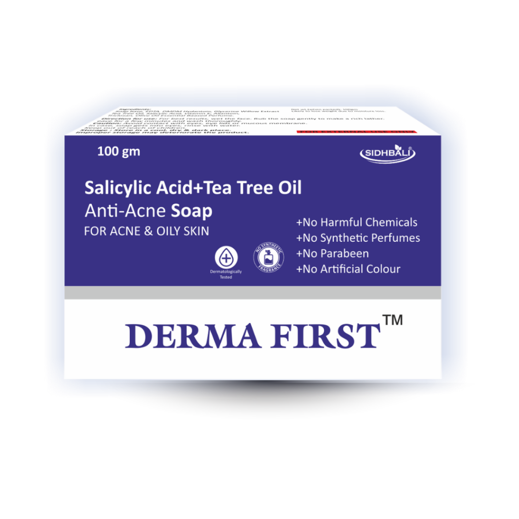 Derma First Salicylic Acid and Tea Tree Oil Anti-Acne Bath Soap Bar ...